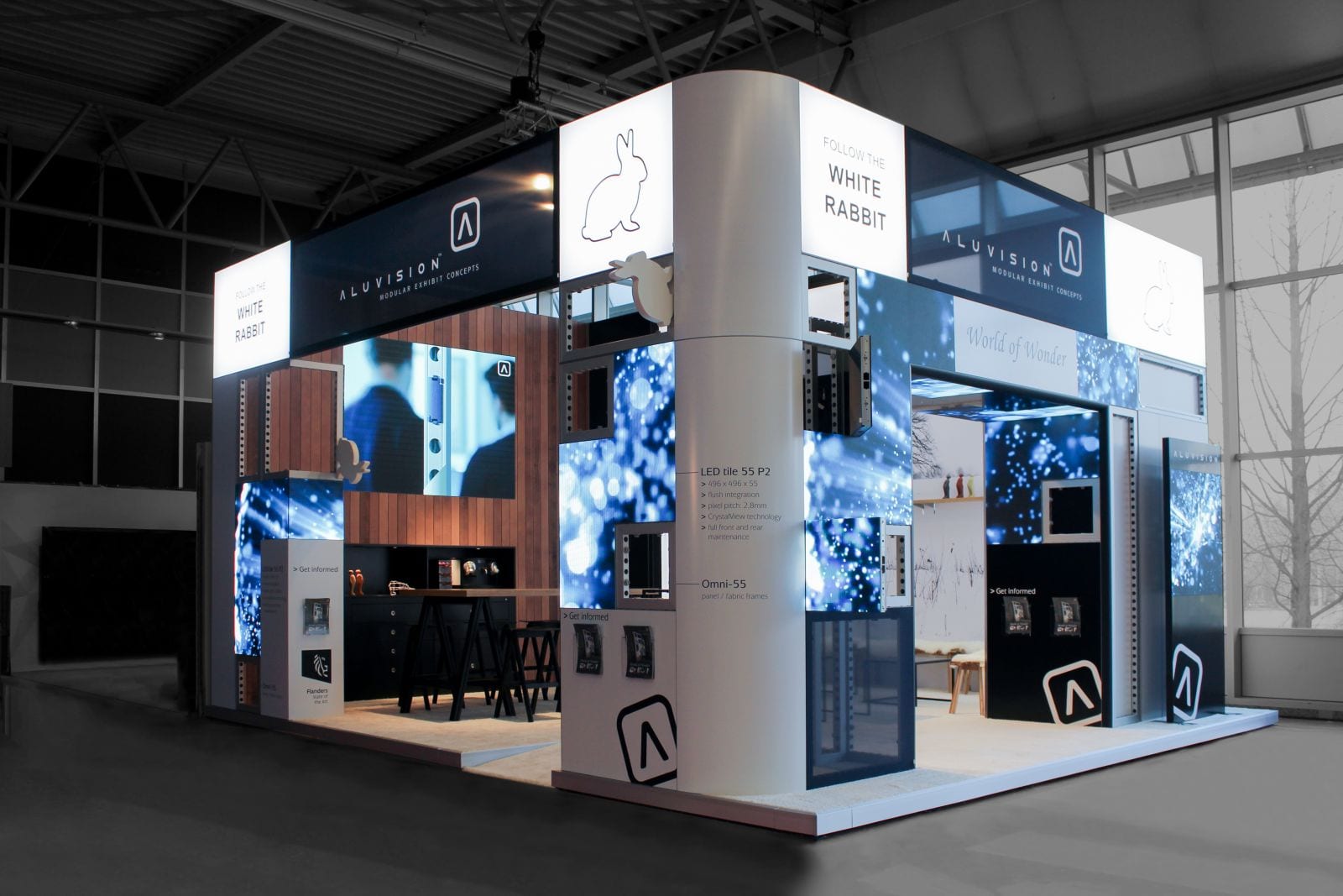 Aluvision Modular Exhibit Structures - FrontLine Exhibits